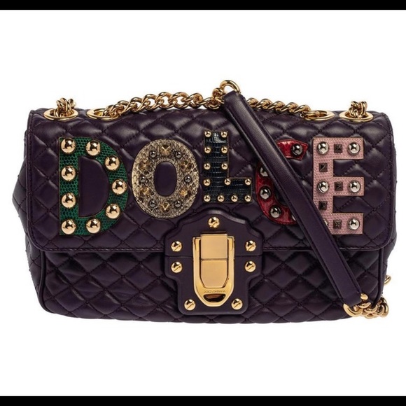 Dolce & Gabbana | Bags | Dolce Gabbana Vintage Purple Lucia | Poshmark